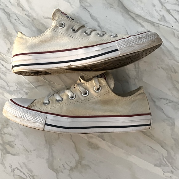 Converse | Shoes | Converse Unisex Chuck Taylor Allstar Cream Low Top ...